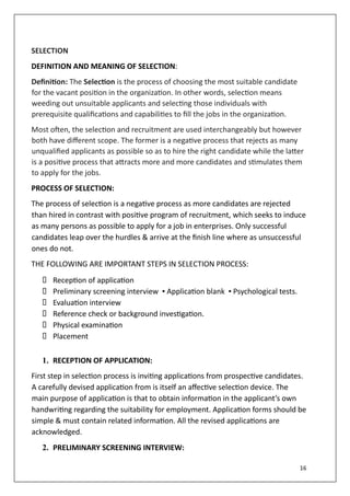 A STUDY ON RECRUITMENT AND SELECTION ON - ABB | PDF