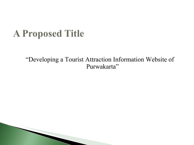 Final project proposal | PPT