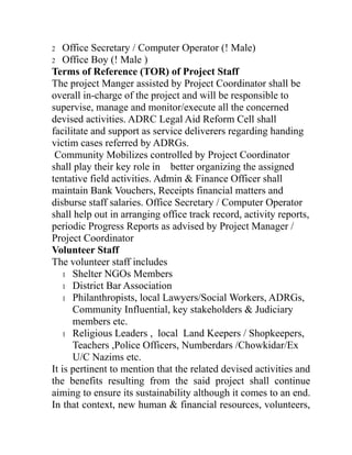 Final project proposal shelter,dg khan 1 | RTF