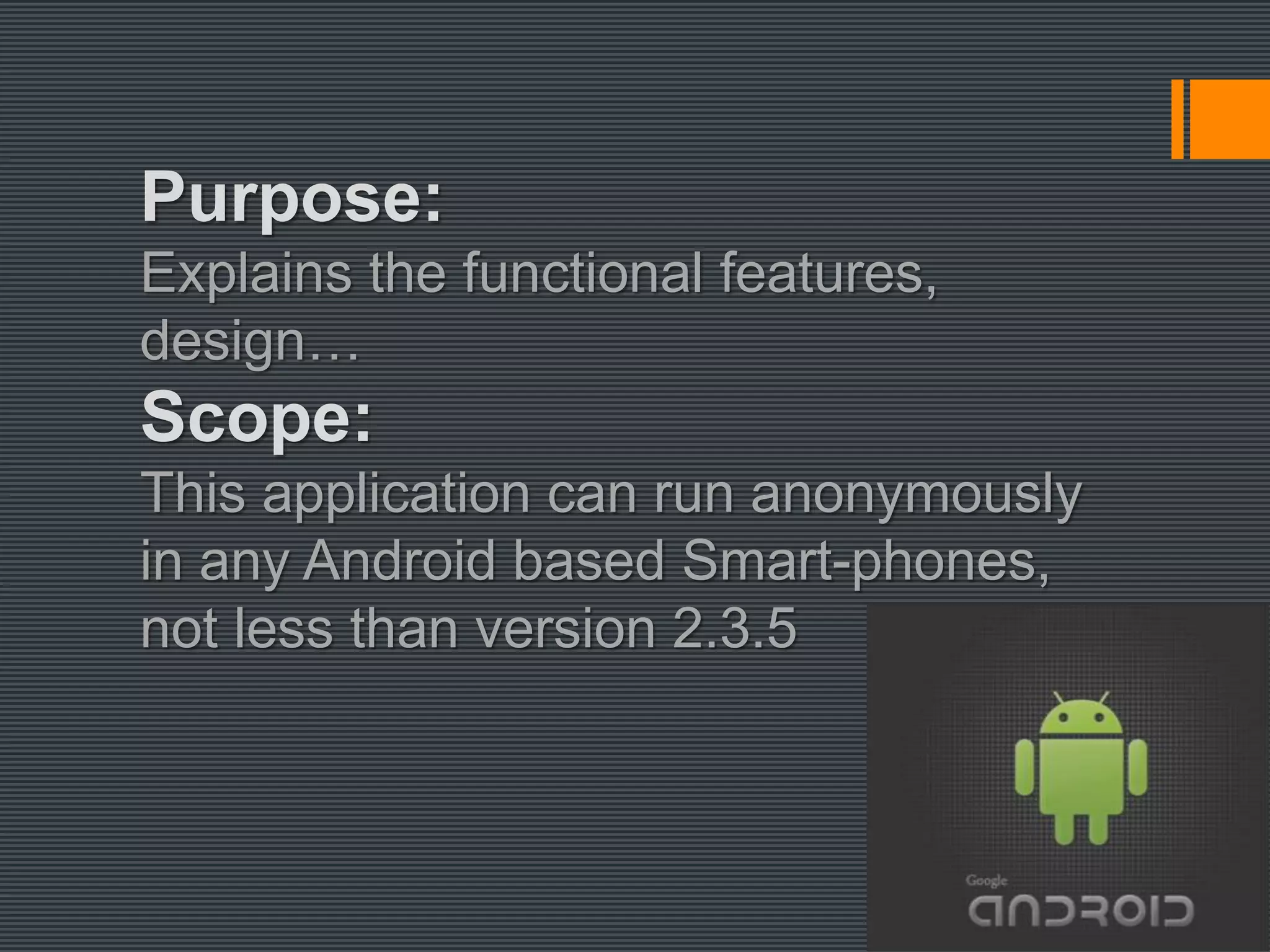android media player project proposal | PPTX