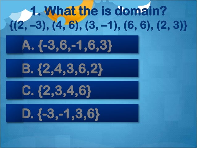 Intro to Domain, Range, and Functions. | PPTX