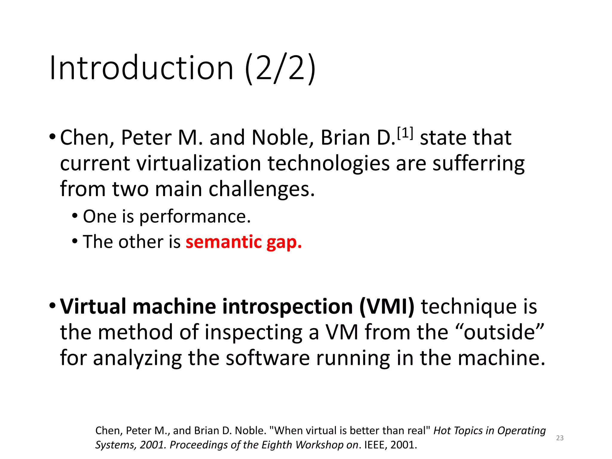 Bridging the Semantic Gap in Virtualized Environment | PPTX