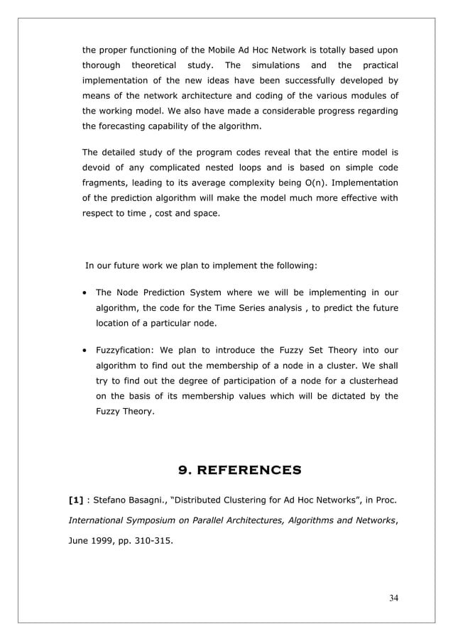 Final project report format | DOC