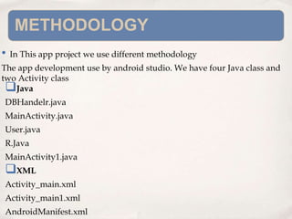 HBT contact app | PPT