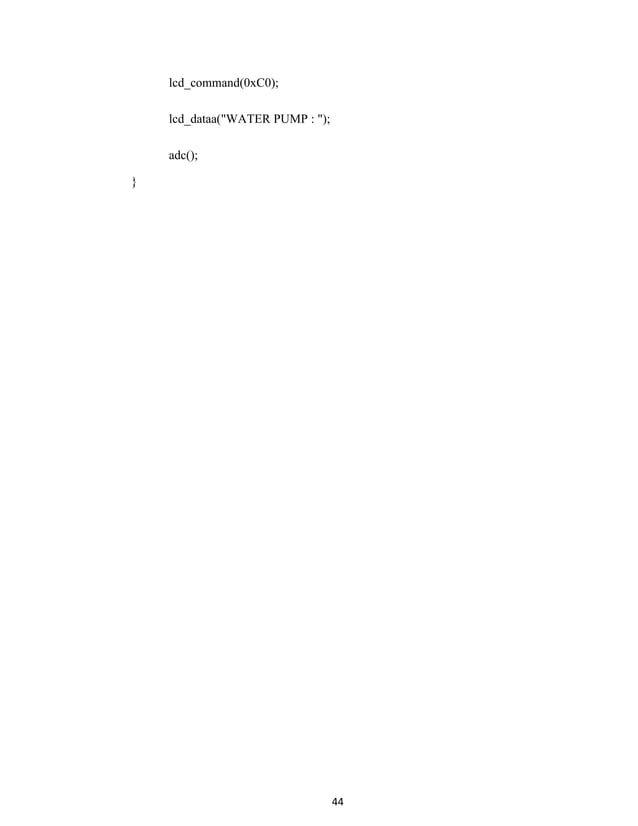 Automatic Irrigation System Project Report | PDF