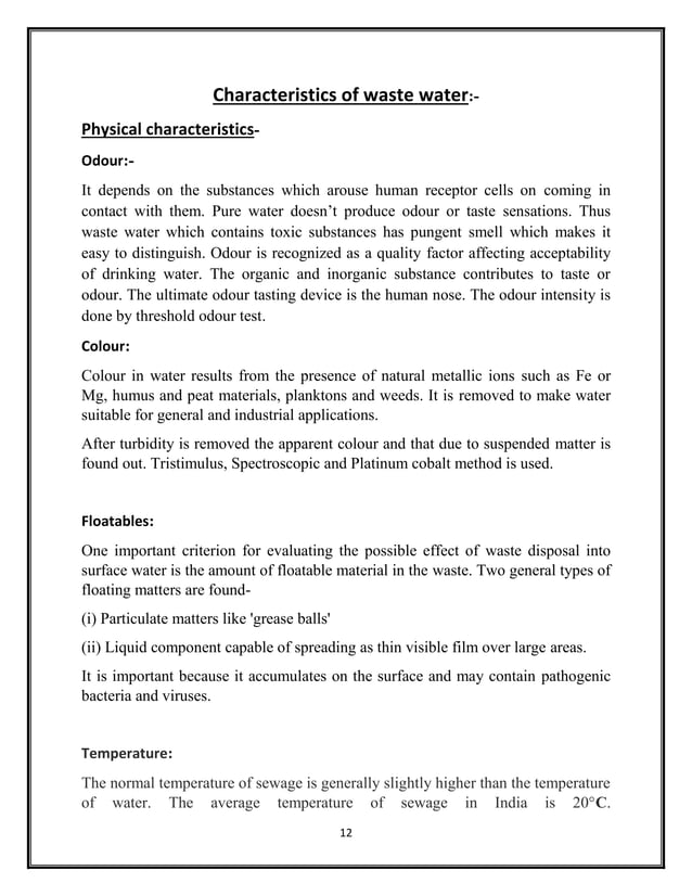 DESIGN OF A 30 MLD SEWAGE TREATMENT PLANT(PROJECT REPORT) | PDF ...