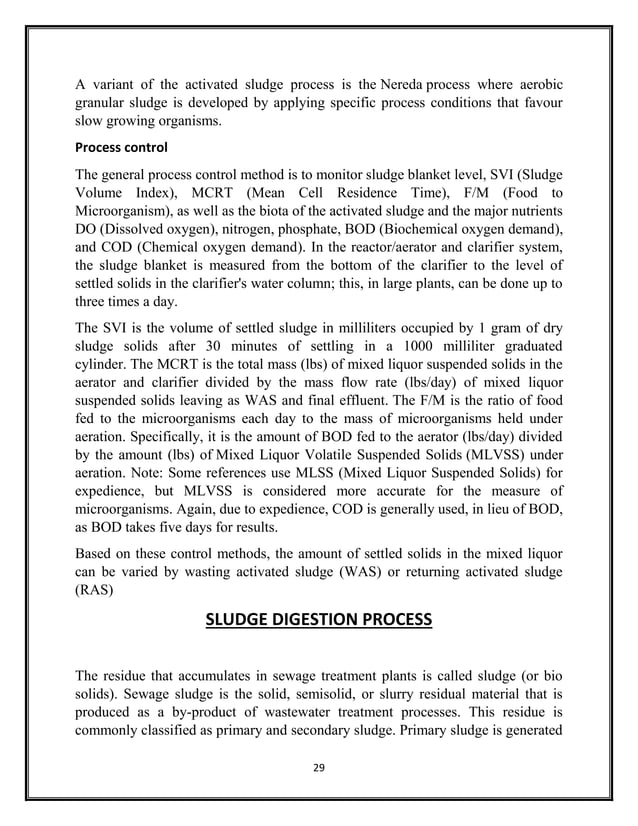 DESIGN OF A 30 MLD SEWAGE TREATMENT PLANT(PROJECT REPORT) | PDF ...
