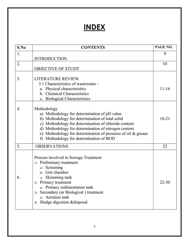 DESIGN OF A 30 MLD SEWAGE TREATMENT PLANT(PROJECT REPORT) | PDF ...