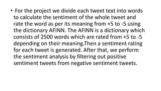 Sentiment Analysis on Demonetization Tweets | PPT