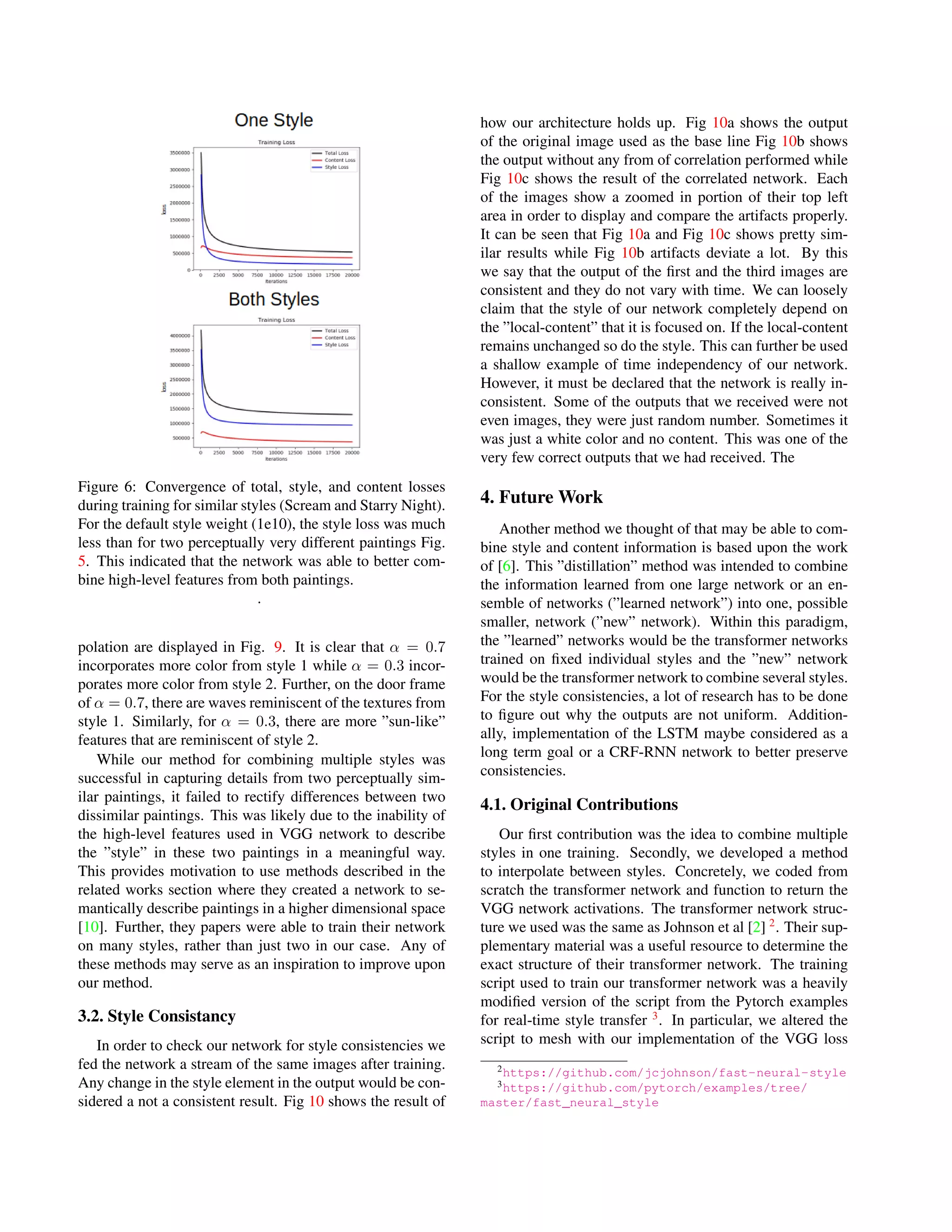 Multiple Style-Transfer in Real-Time | PDF | Graphics Software | Computer Software and Applications