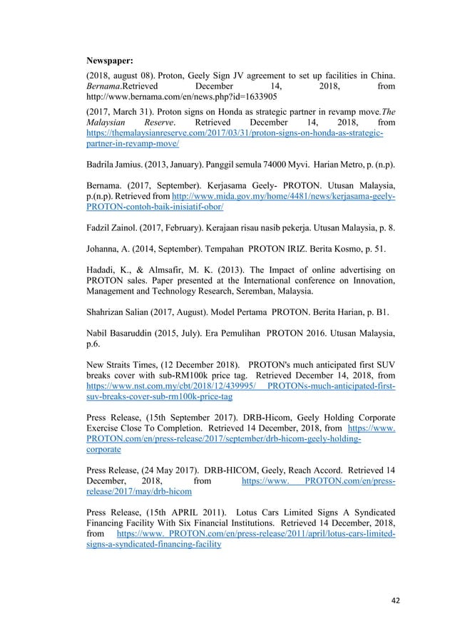 PROTON HOLDINGS CASE STUDY | PDF