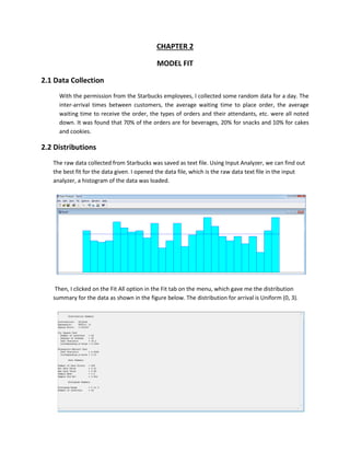 Simulation Modeling on Campus Starbucks Coffee Center | PDF