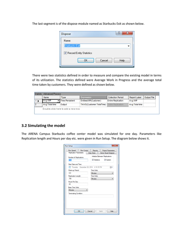 Simulation Modeling on Campus Starbucks Coffee Center | PDF | Desserts and Baking | Food & Drink
