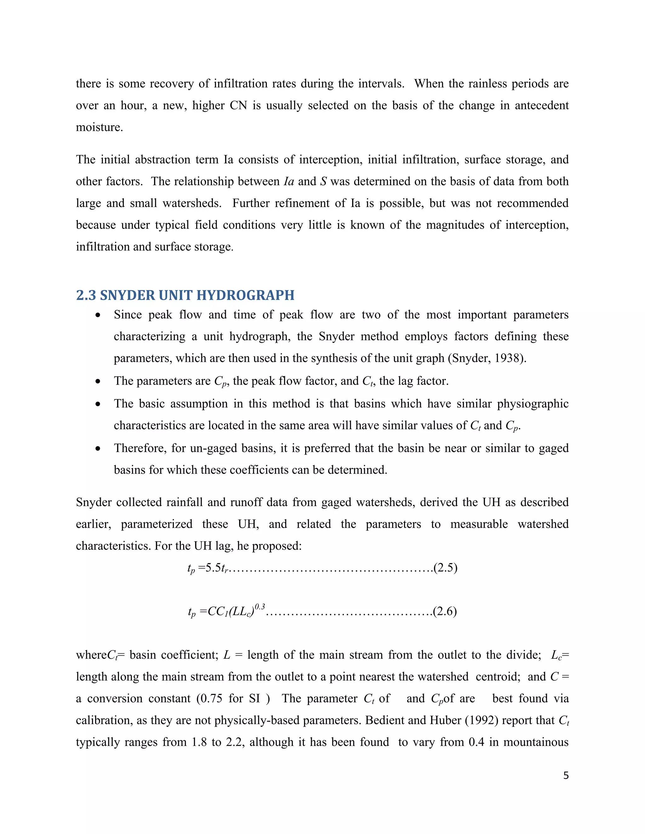 Rainfall Runoff Modelling on the Lower Tapi Basin using HEC-HMS | PDF