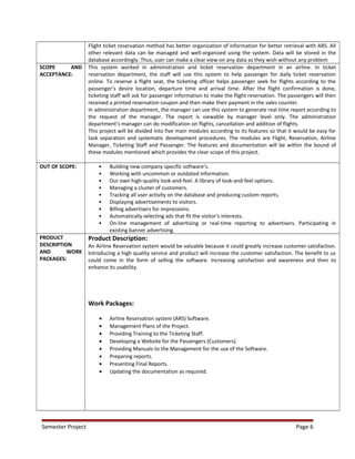 construction of Reservation software solution for Airline Companies ...