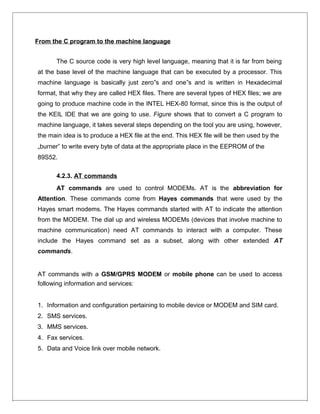 GSM Mobile Phone Based LCD Message Display System | DOC