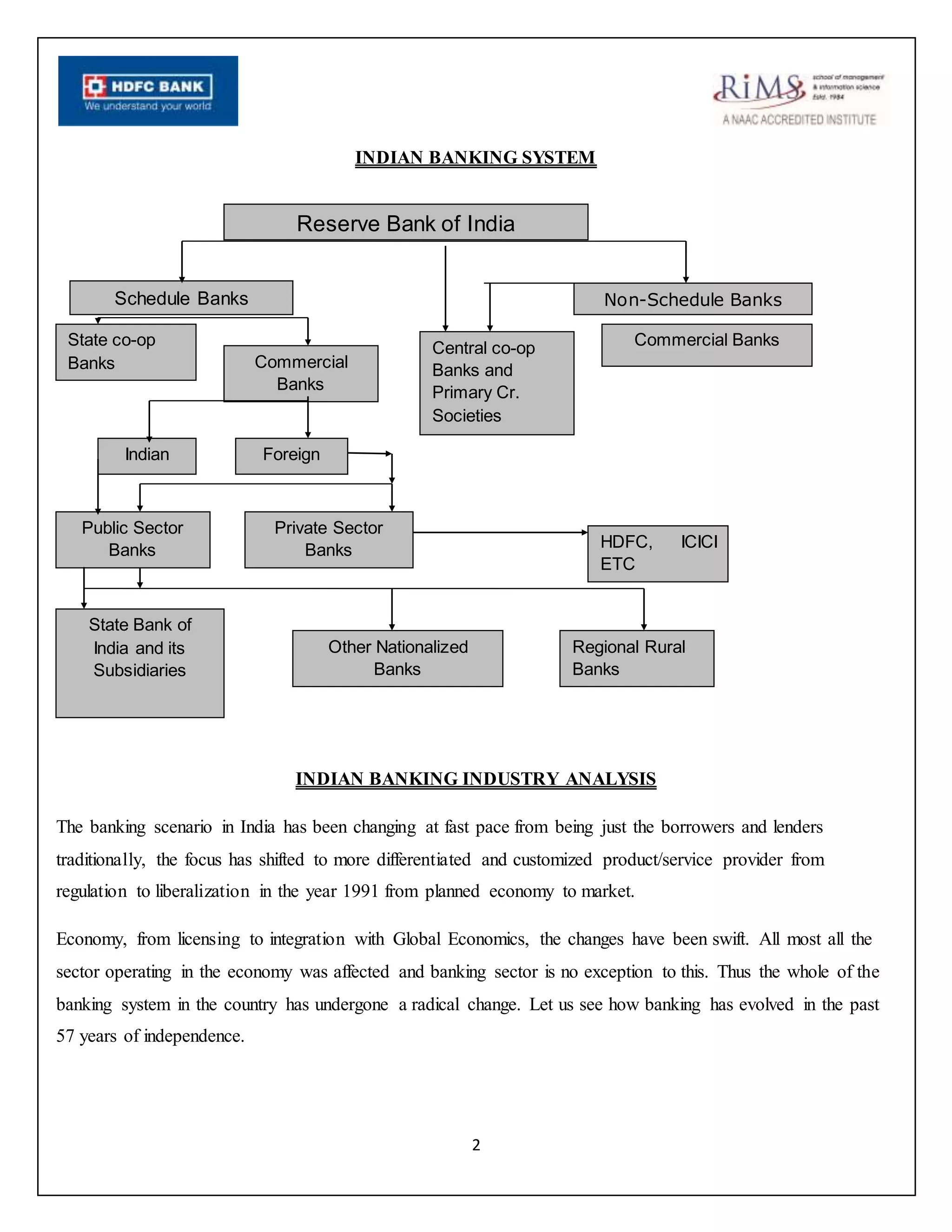 HDFC BANK REPORT | DOCX