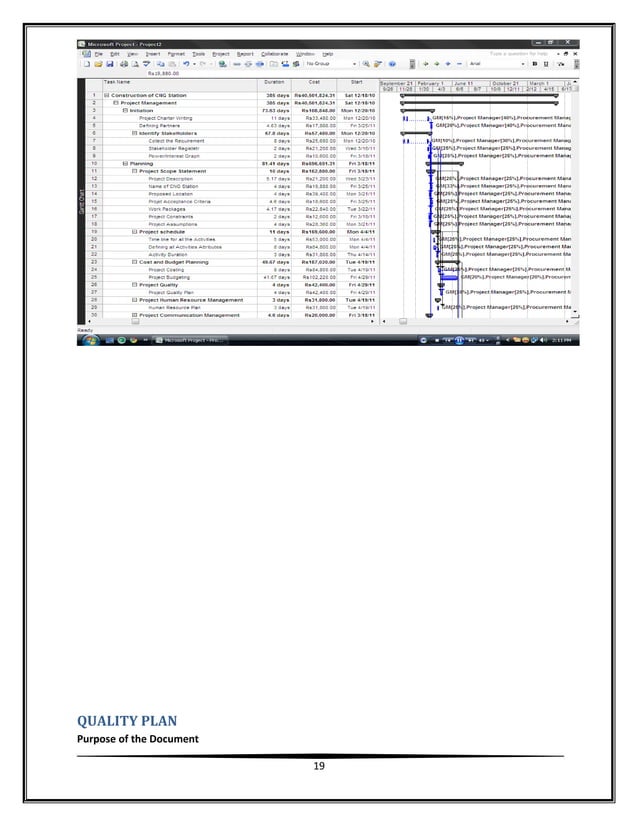 Construction of CNG station project final report. | DOC