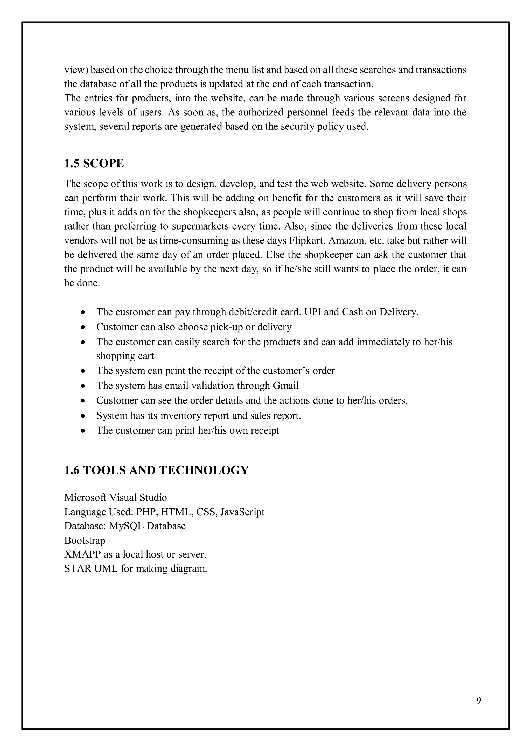 Final project report on grocery store management system..pdf