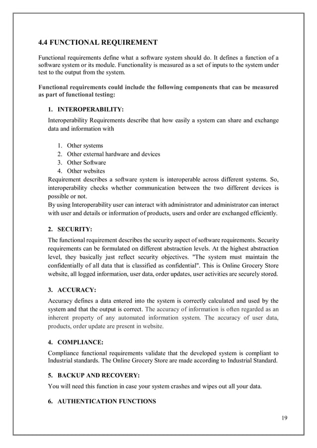 Final project report on grocery store management system..pdf | Web ...