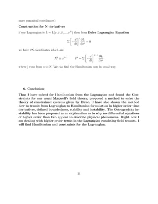 Dirac Method for Maxwell field theory | PDF