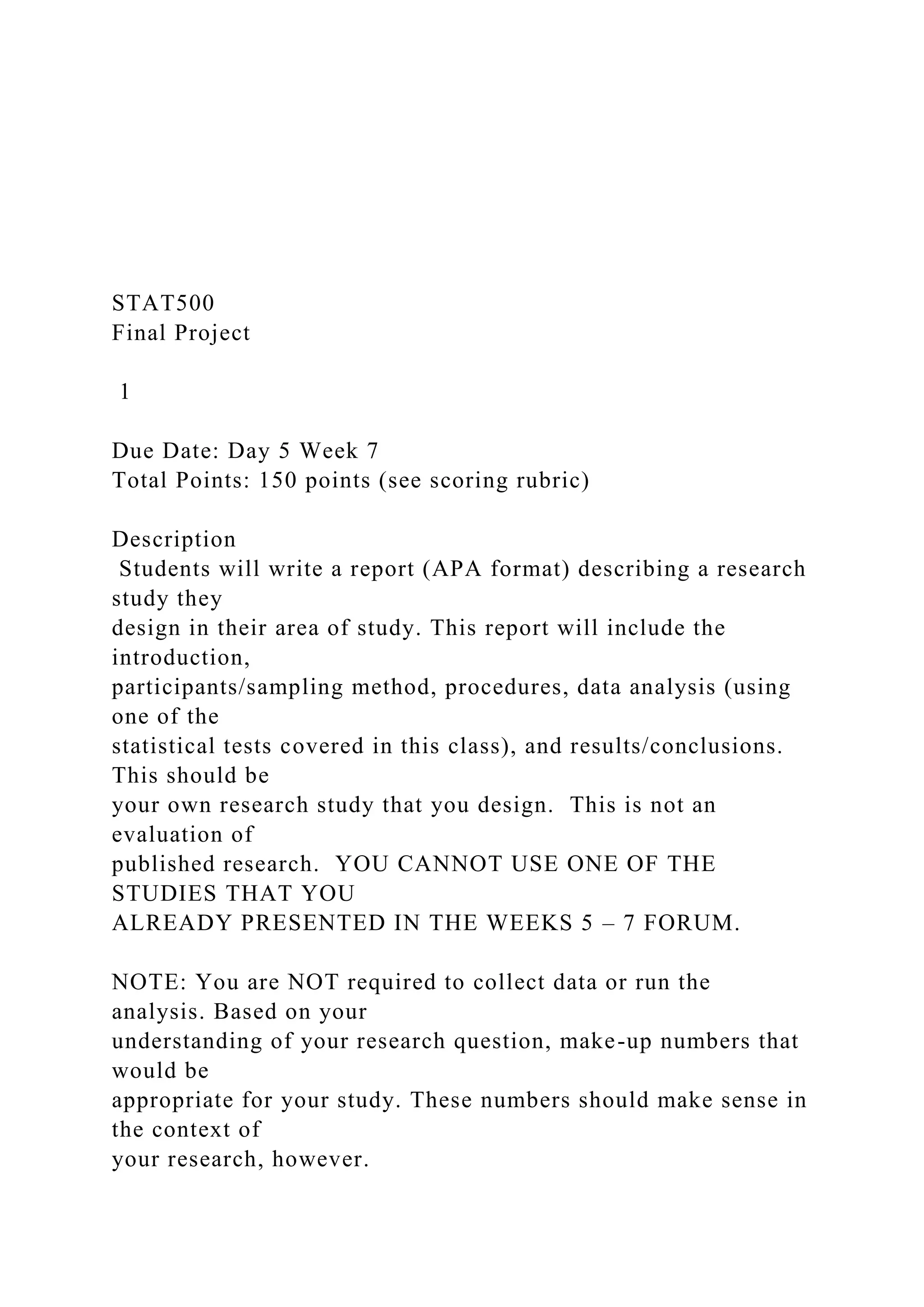 Final Project Rubric 25 Introducti.docx