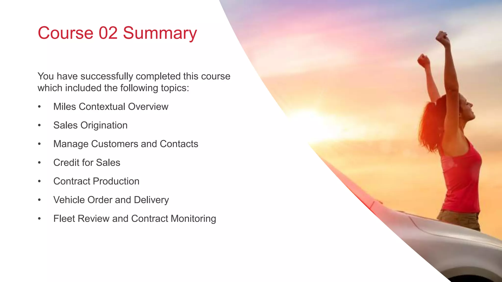 Miles Training Sample | PPT