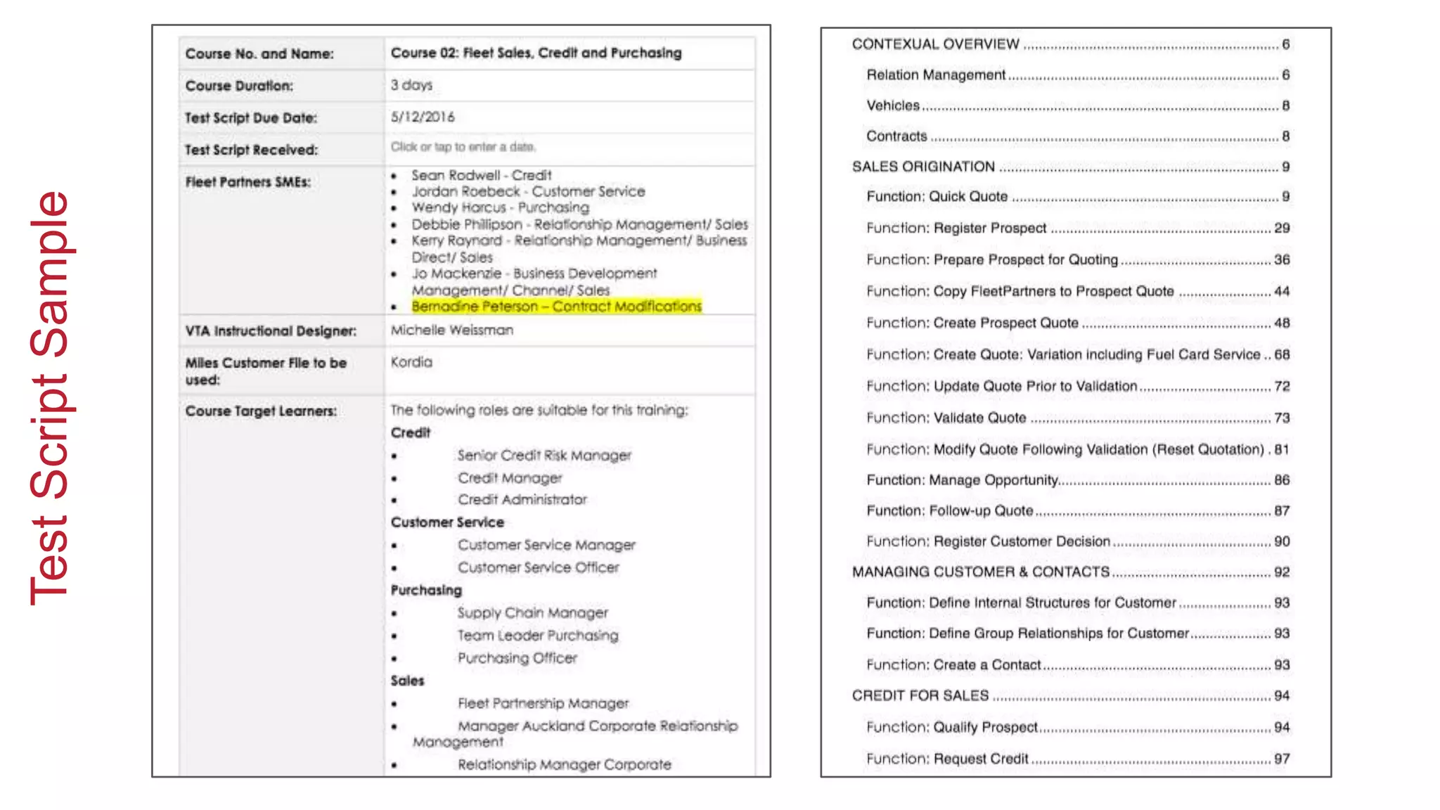 Miles Training Sample | PPTX
