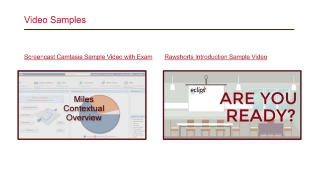 Miles Training Sample | PPTX