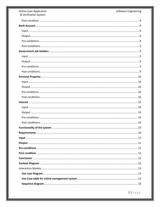 Online Loan Application Its Verification System Pdf
