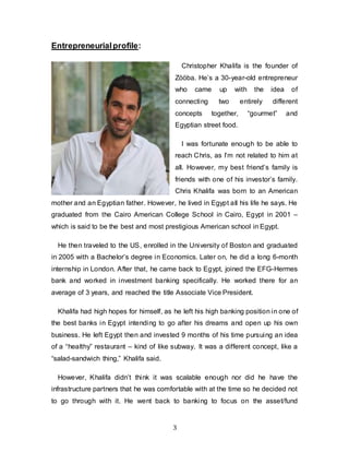 Entrepreneurship project | PDF