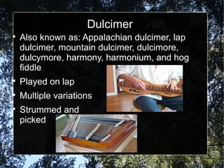 Appalachian Music and Culture Final | PPT | Country Music | Music