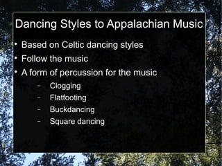 Appalachian Music and Culture Final | PPT