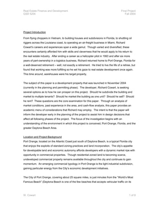 GSD Real Estate Project | PDF