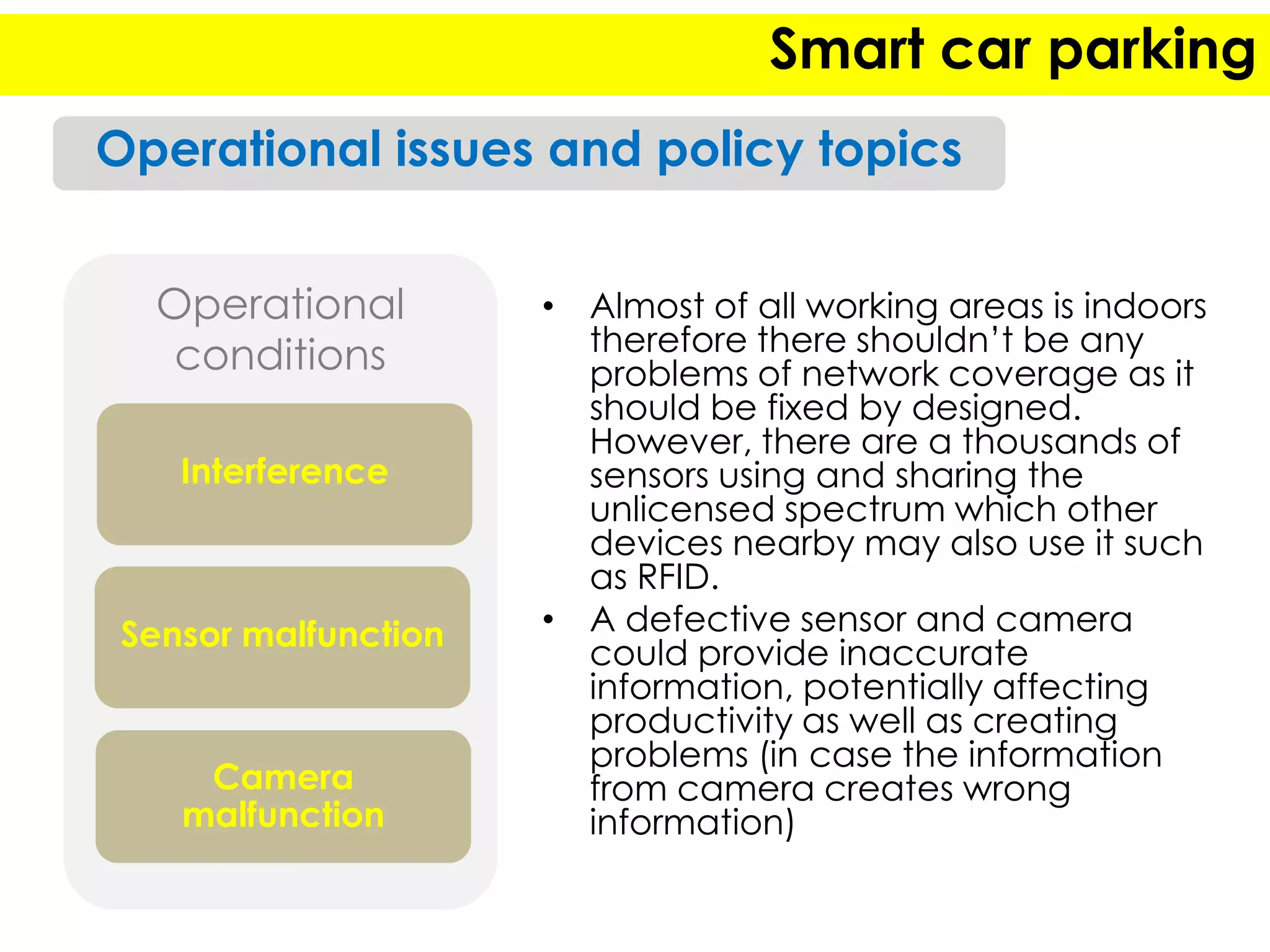 GSMA IoT Final project: smart car parking | PPT