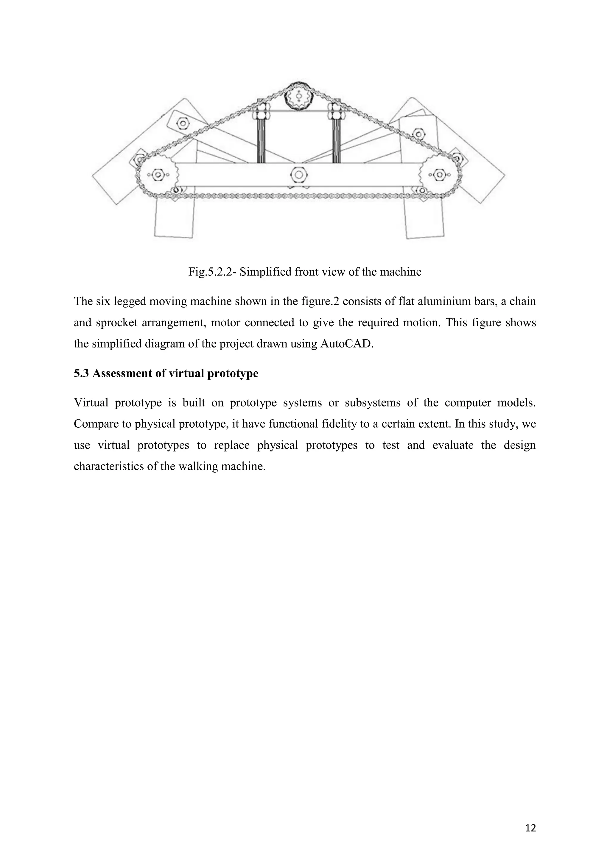 Six Legged Walking Mechanism | PDF