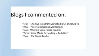 Final project social media | PPTX