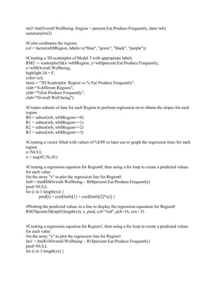 3D Scatterplot - R programming | PDF | Science