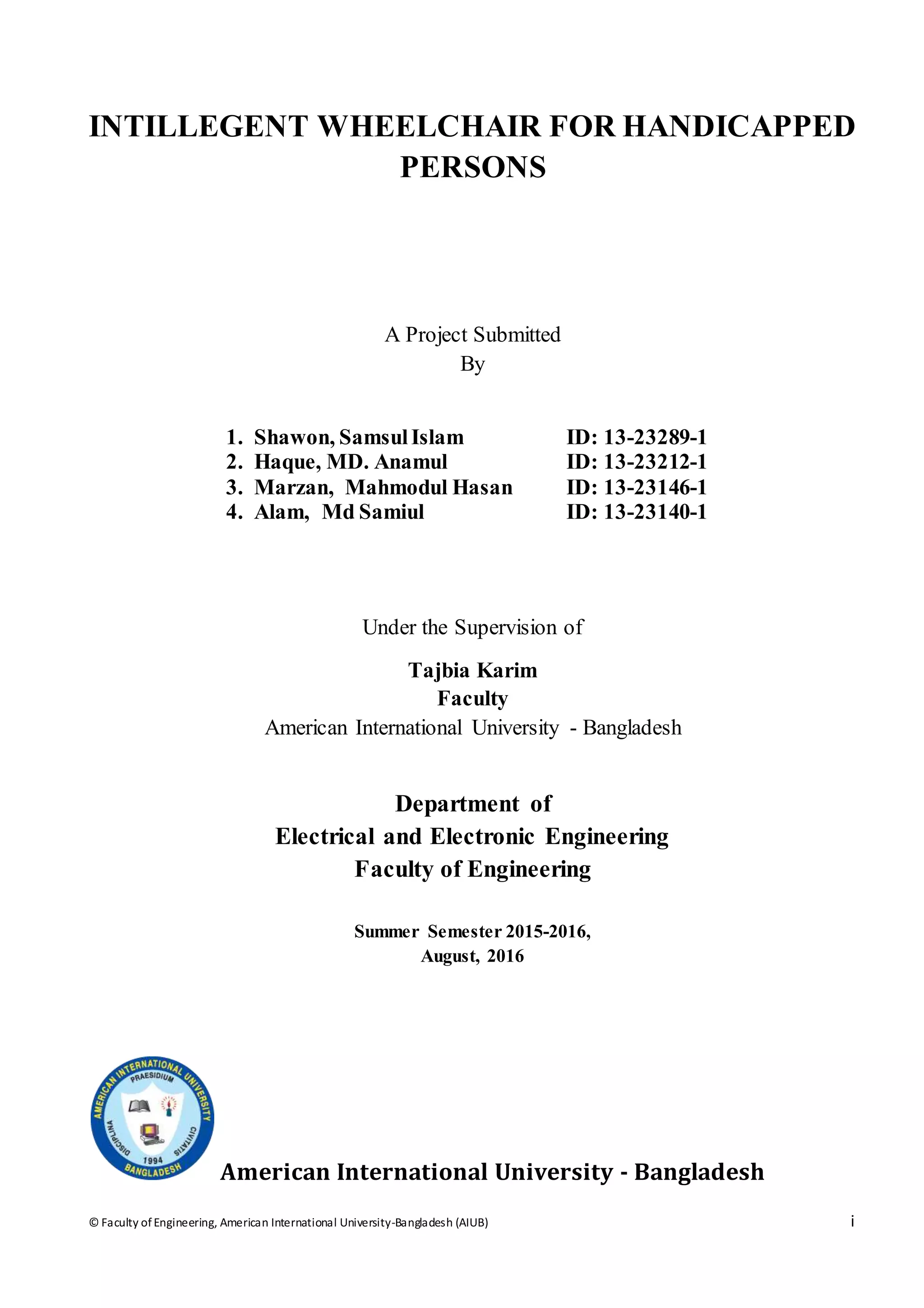 Android controlled Microcontroller (Arduino) based Motorized Wheelchair ...