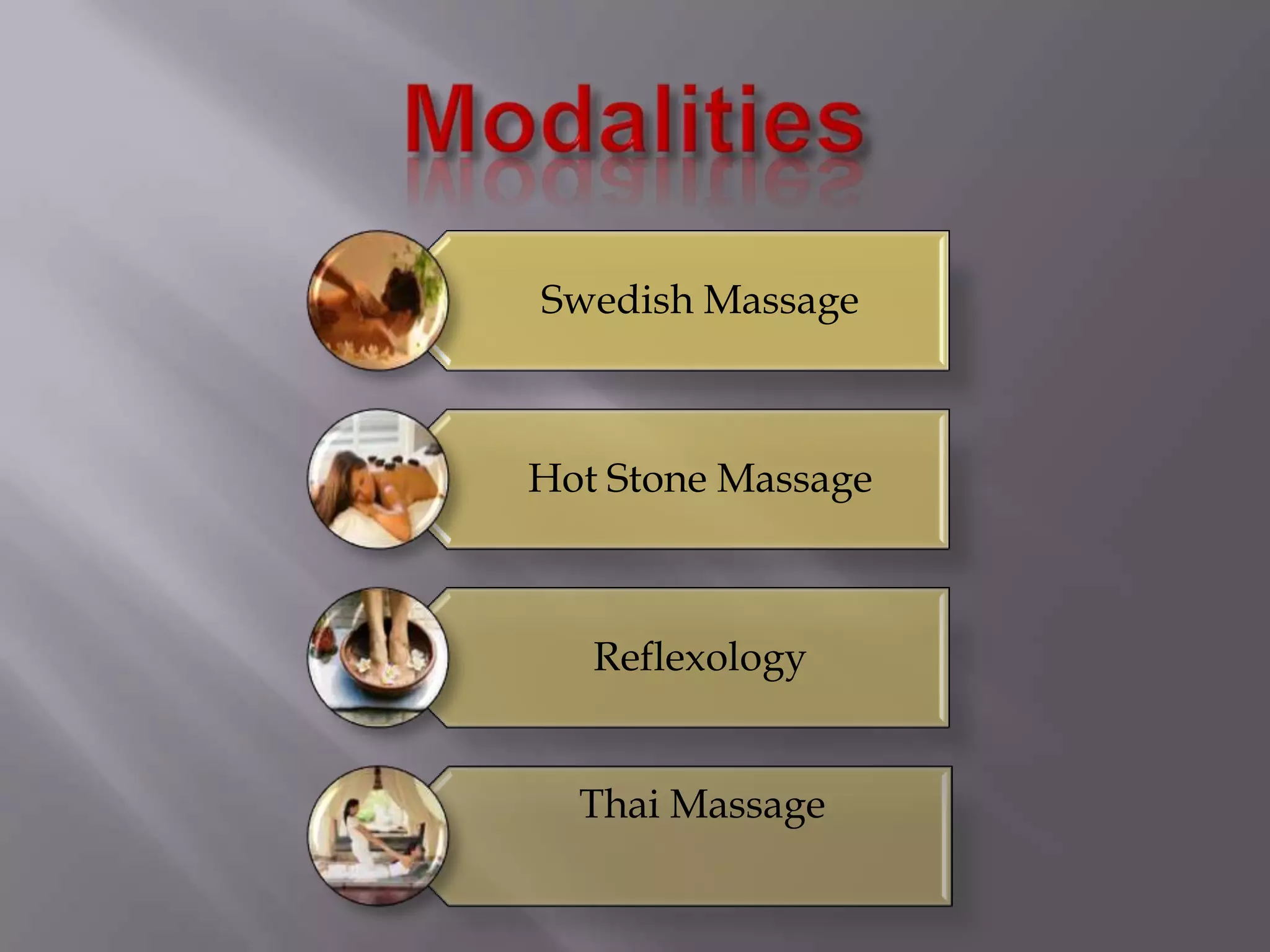 Modalities Offered | PPT