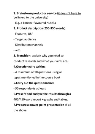 Final project unit market research 3ºe4 | DOCX