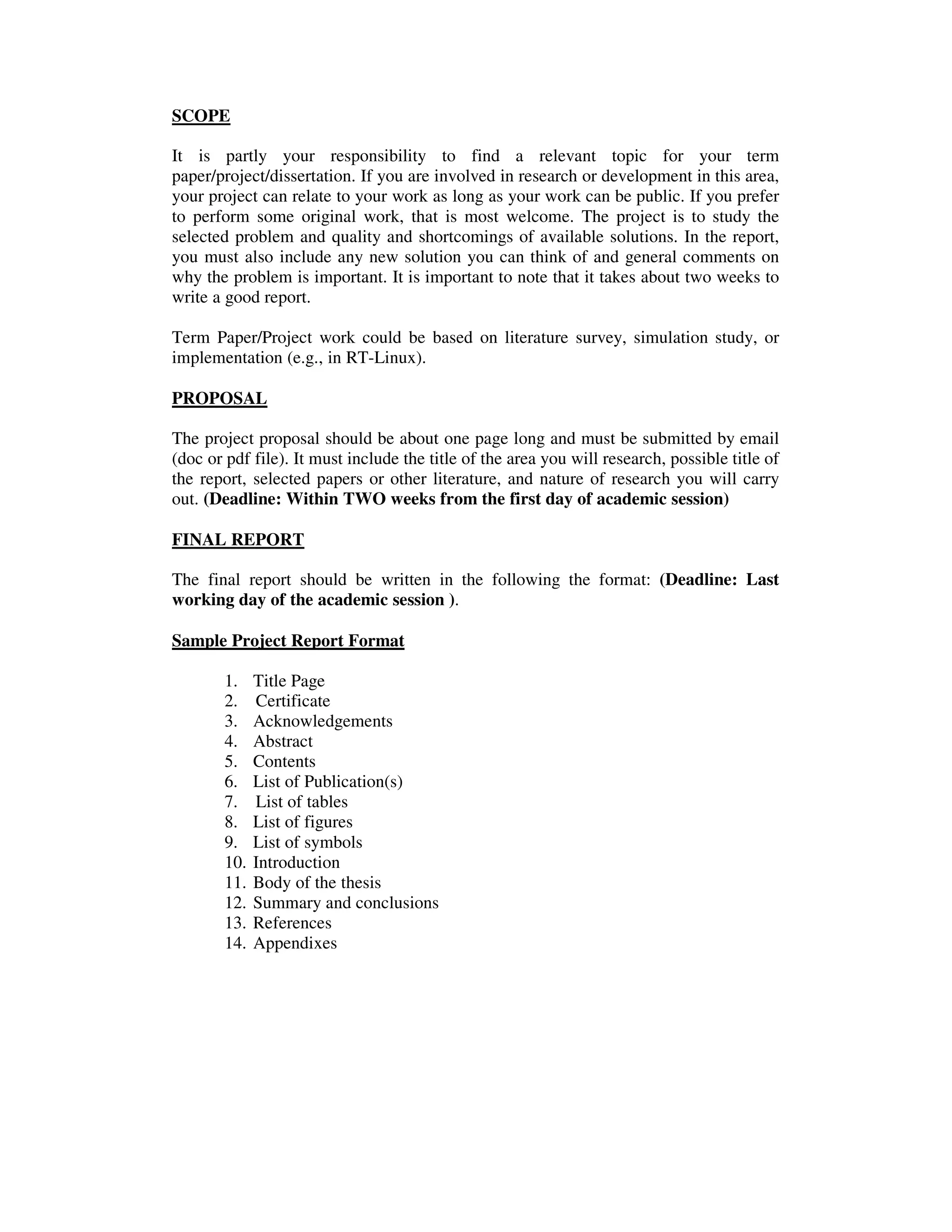 Final Proj Rep Format | PPT