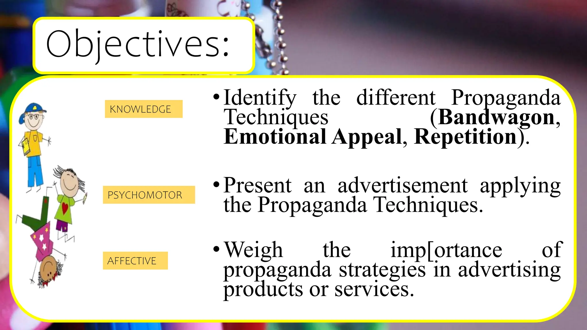 Final Propaganda Techniques-1. for grade 8 english | PPTX