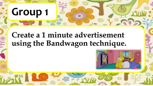 Final Propaganda Techniques-1. for grade 8 english | PPTX | Advertising ...