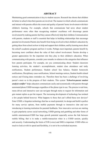USSD School to Parents | PDF