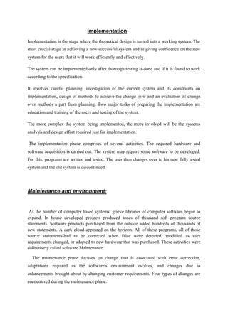 Hospital Management Record System Proposal | DOCX