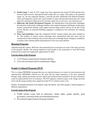 An Analysis on Proshika | DOCX