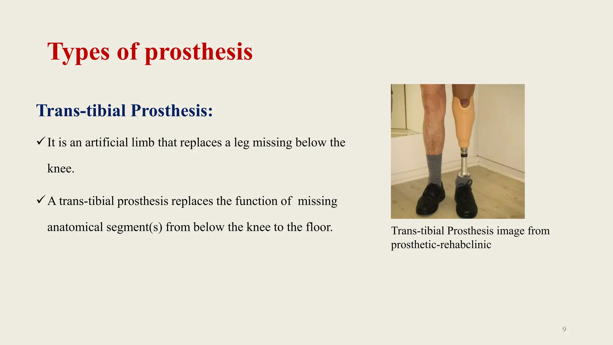 Limb Prosthetic ,types of limb Prosthetic | PPTX