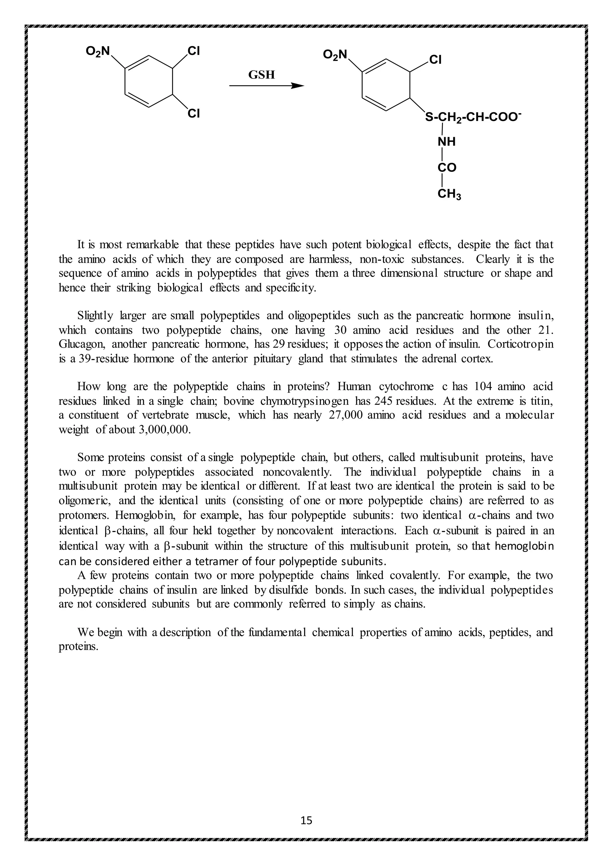 protein chemistry | PDF