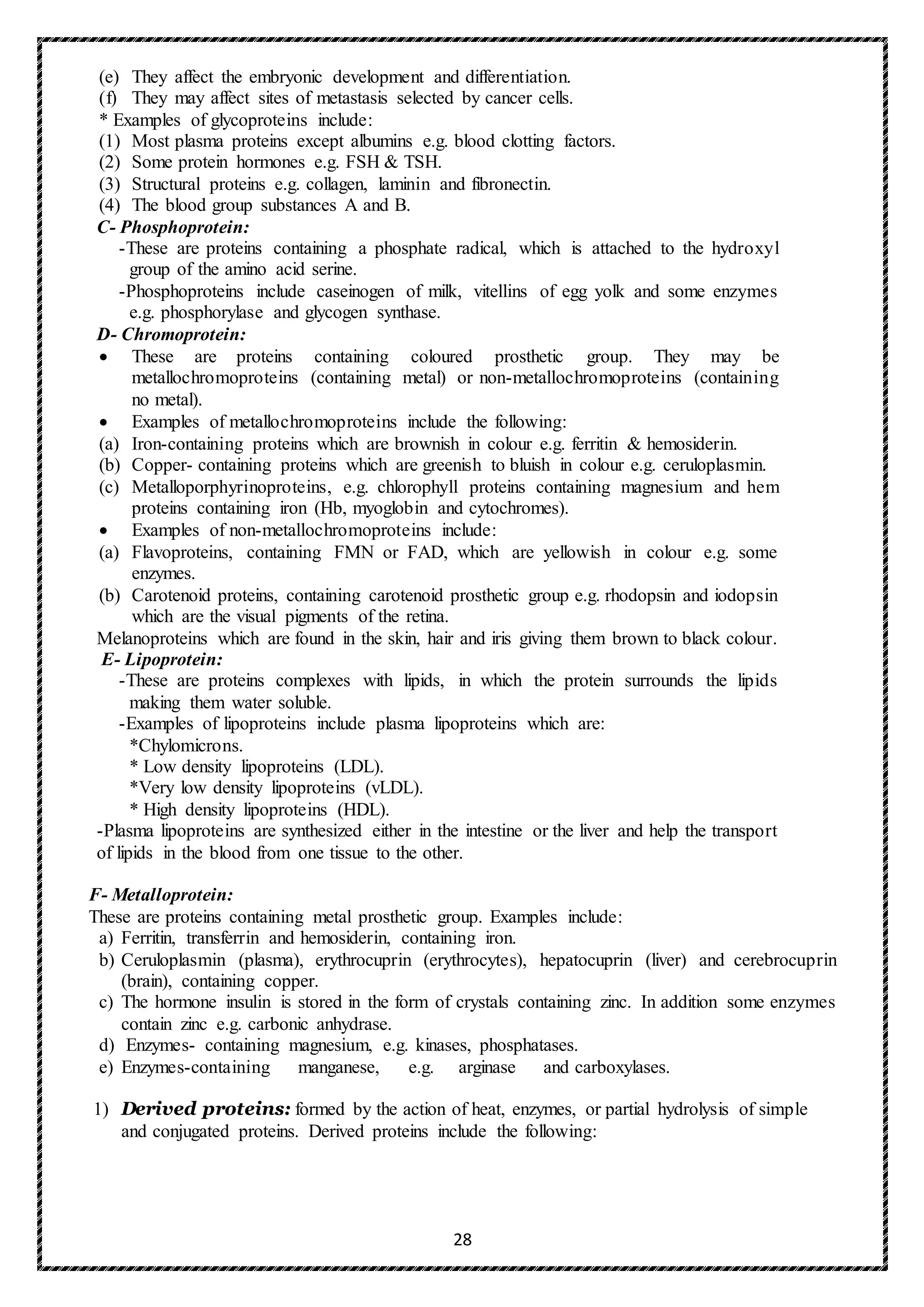 protein chemistry | PDF